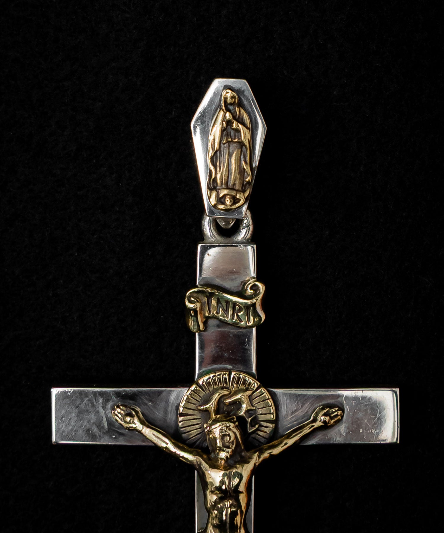 【TRAPNEST特注】ROSH （ロッシュ）Crucifix Pendant SILVER × BRASS – TRAPNEST ...